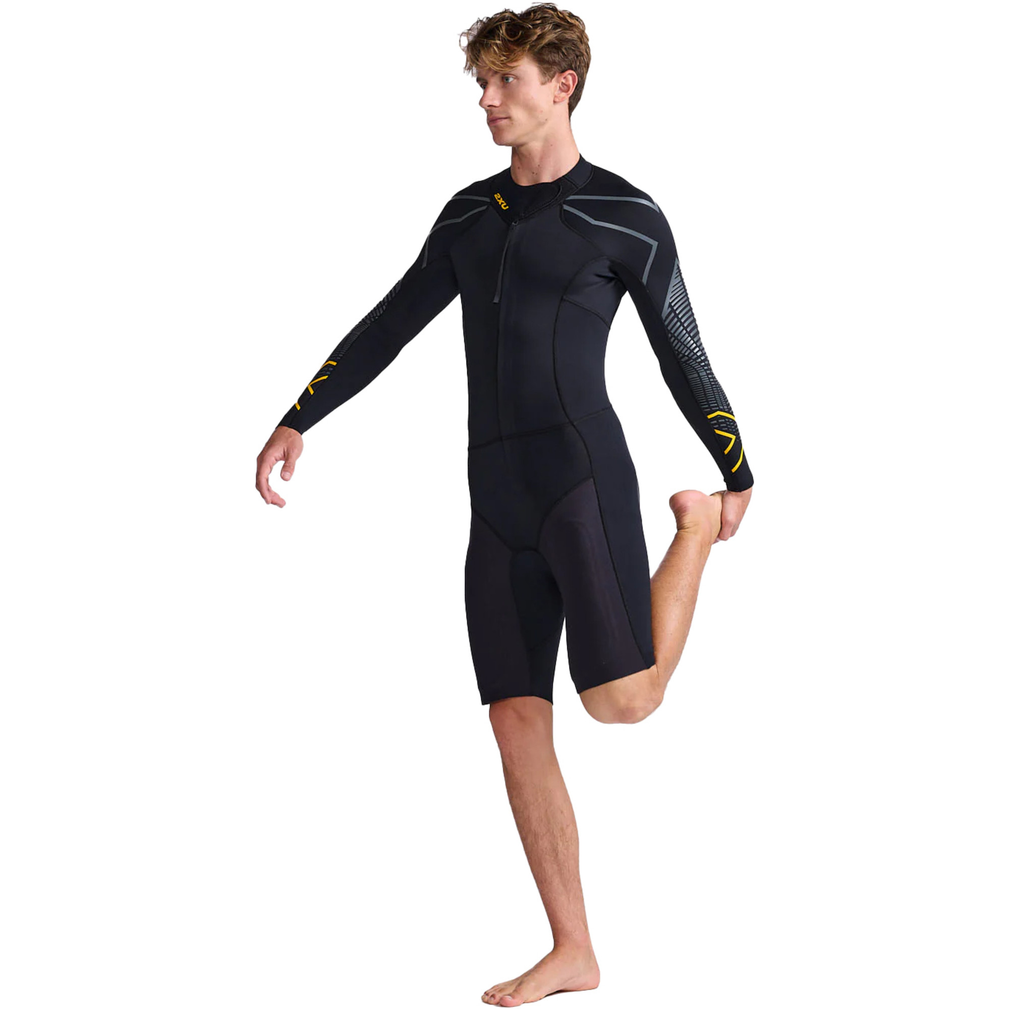 2025 2XU Mens Propel Swim Run Wetsuit MW5479c - Black / Ambition ...